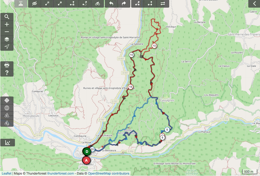 Gorges du Tarn et de la Jonte – Les Boucs en Train